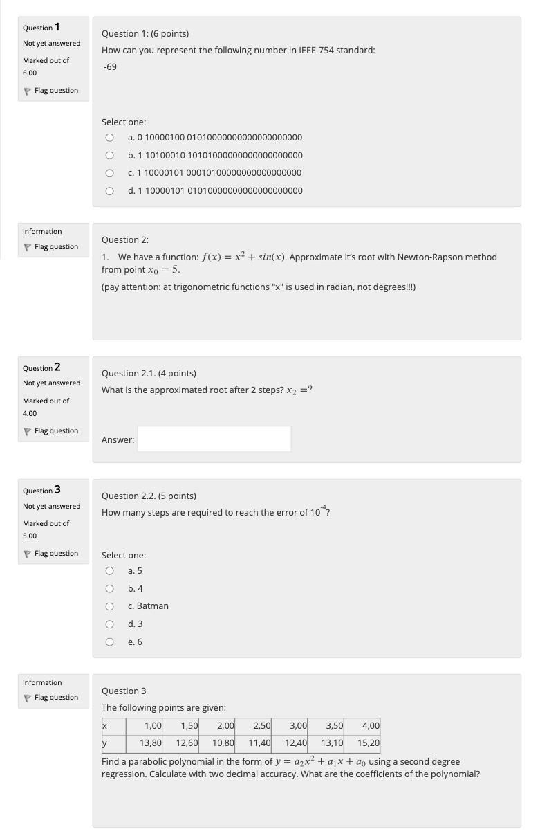 Solved Question 1: (6 points) How can you represent the | Chegg.com Solved Question 1: (6 points) How can you represent the | Chegg.com