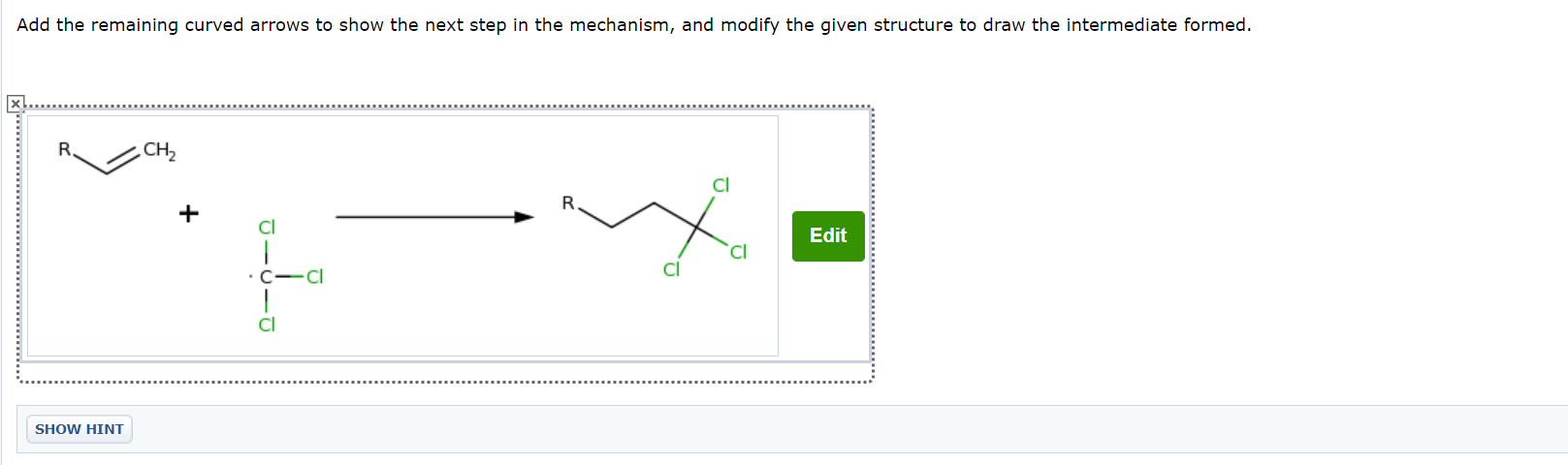 Solved The Kharasch reaction is a radical process in which | Chegg.com