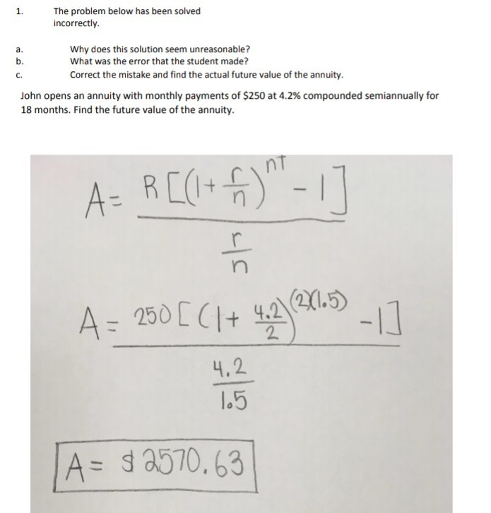 Solved The problem below has been solved incorrectly. oo Why | Chegg.com