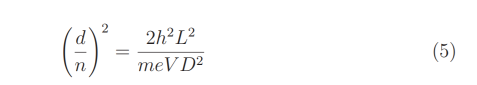Solved Electron Diffraction Derive Eq. 5 by making the | Chegg.com