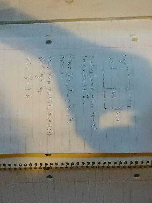 Solved ta calculate the total find the total output Voltage | Chegg.com