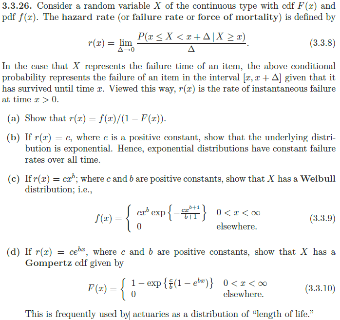 Solved 3.3.26. Consider a random variable X of the | Chegg.com