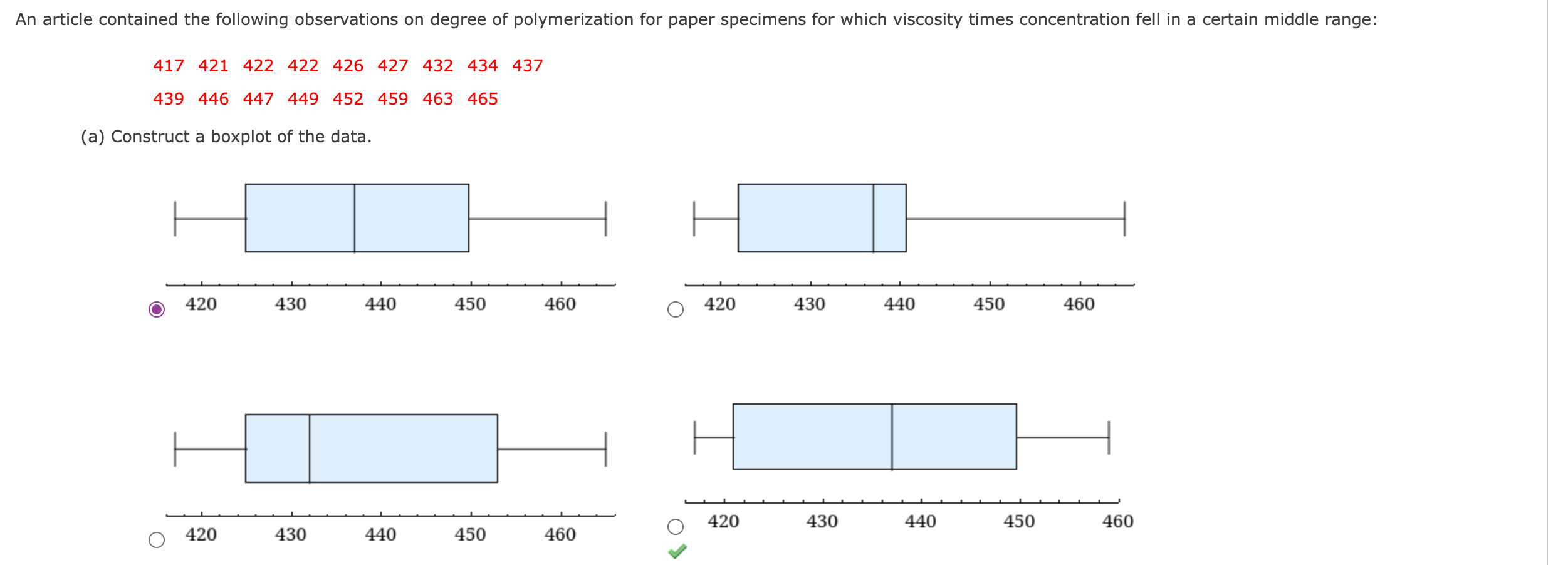 Solved b) Calculate a two-sided 95% confidence interval for | Chegg.com