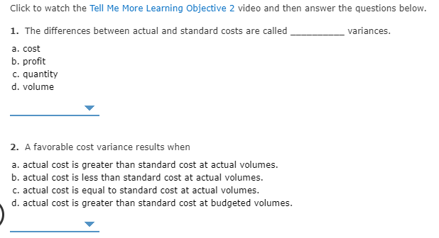 Solved Click to watch the Tell Me More Learning Objective 2 | Chegg.com