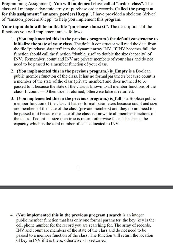 Solved C++ Program Skeleton code: | Chegg.com