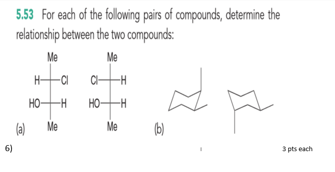 Solved 5.53 For each of the following pairs of compounds, | Chegg.com