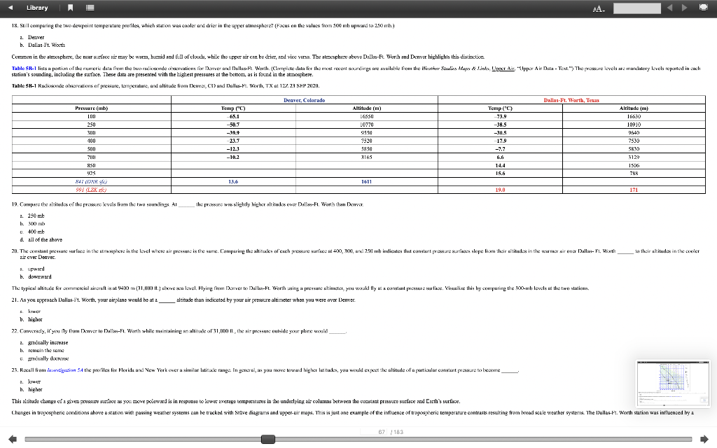 4. At 02Z 1fi Febnuary, the oir pressure wes ahout | Chegg.com