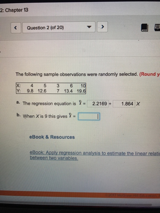Solved The following sample observations were randomly | Chegg.com