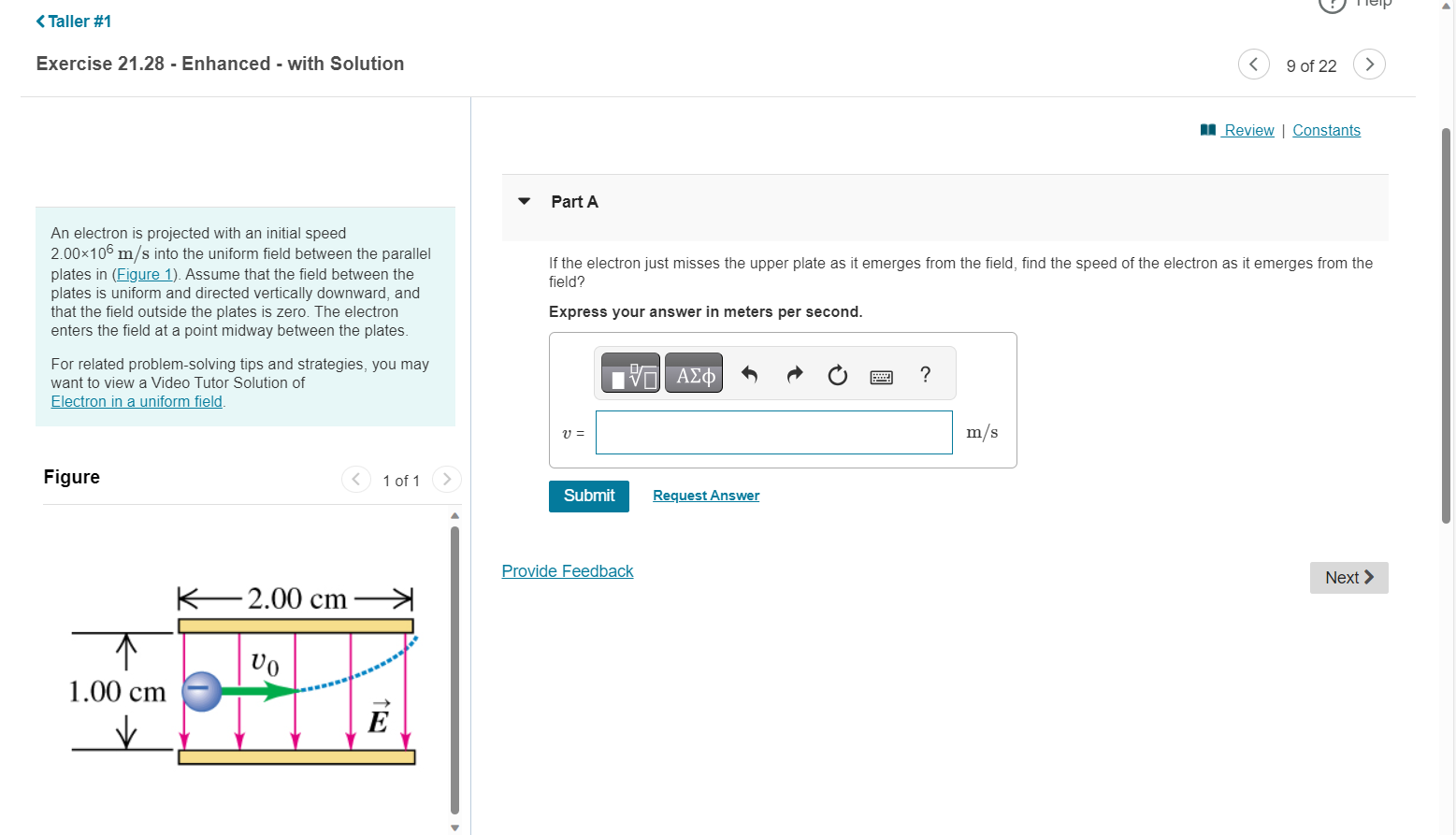 Solved Exercise 21.28 - Enhanced - with Solution 9 of 22 An | Chegg.com