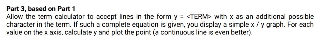 Solved Develop a term calculator that can handle (),∗,1,+, | Chegg.com