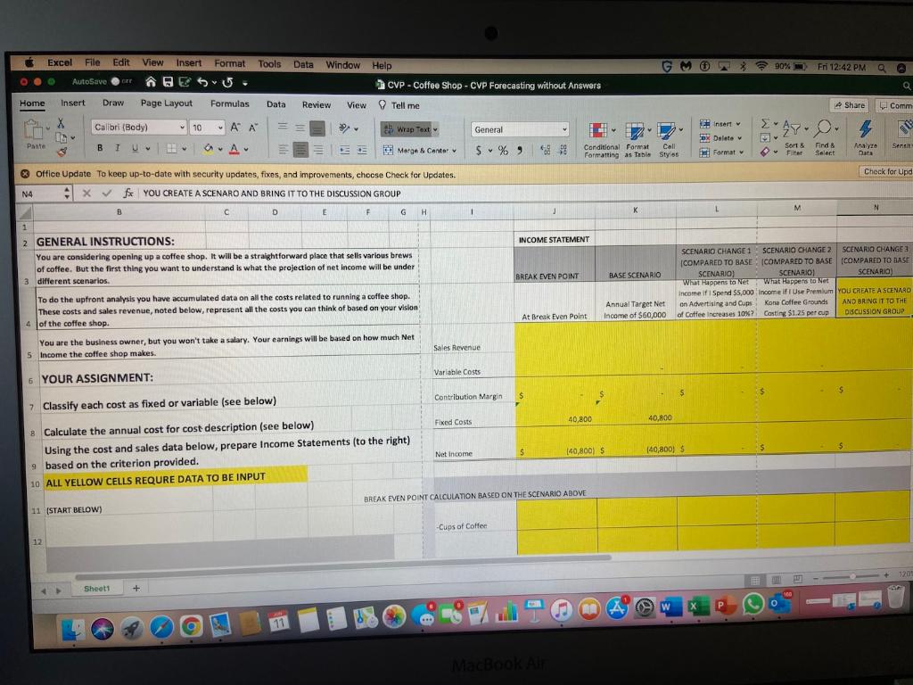 Excel File Edit View Insert Format Tools Data Window 