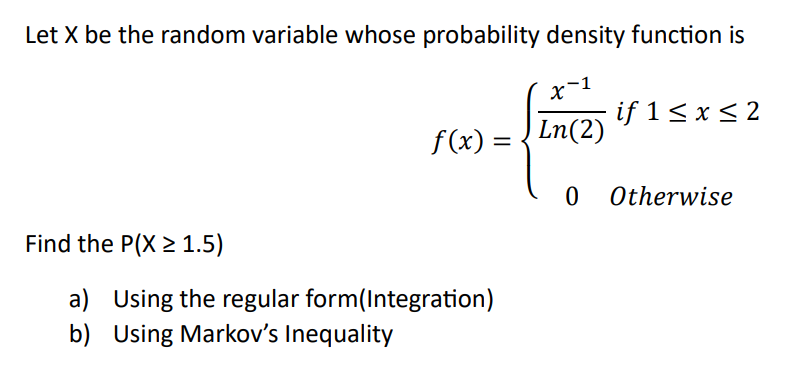 Solved Let X be the random variable whose probability | Chegg.com