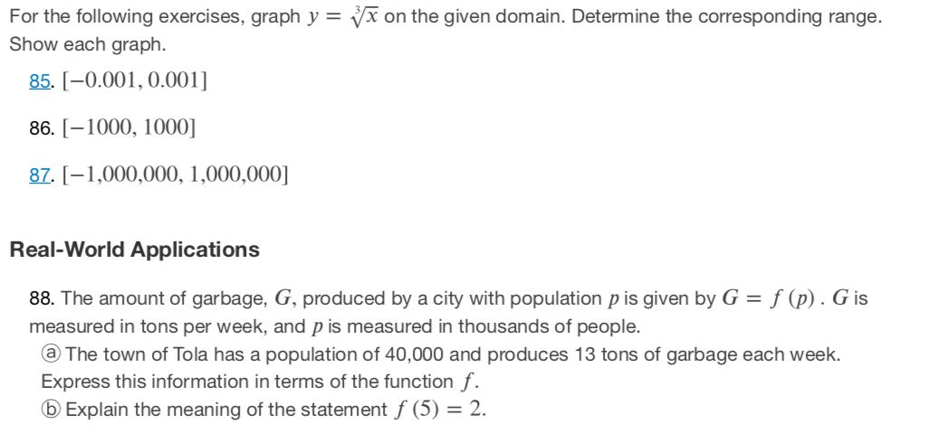 Solved For the following exercises, graph y=3x on the given | Chegg.com