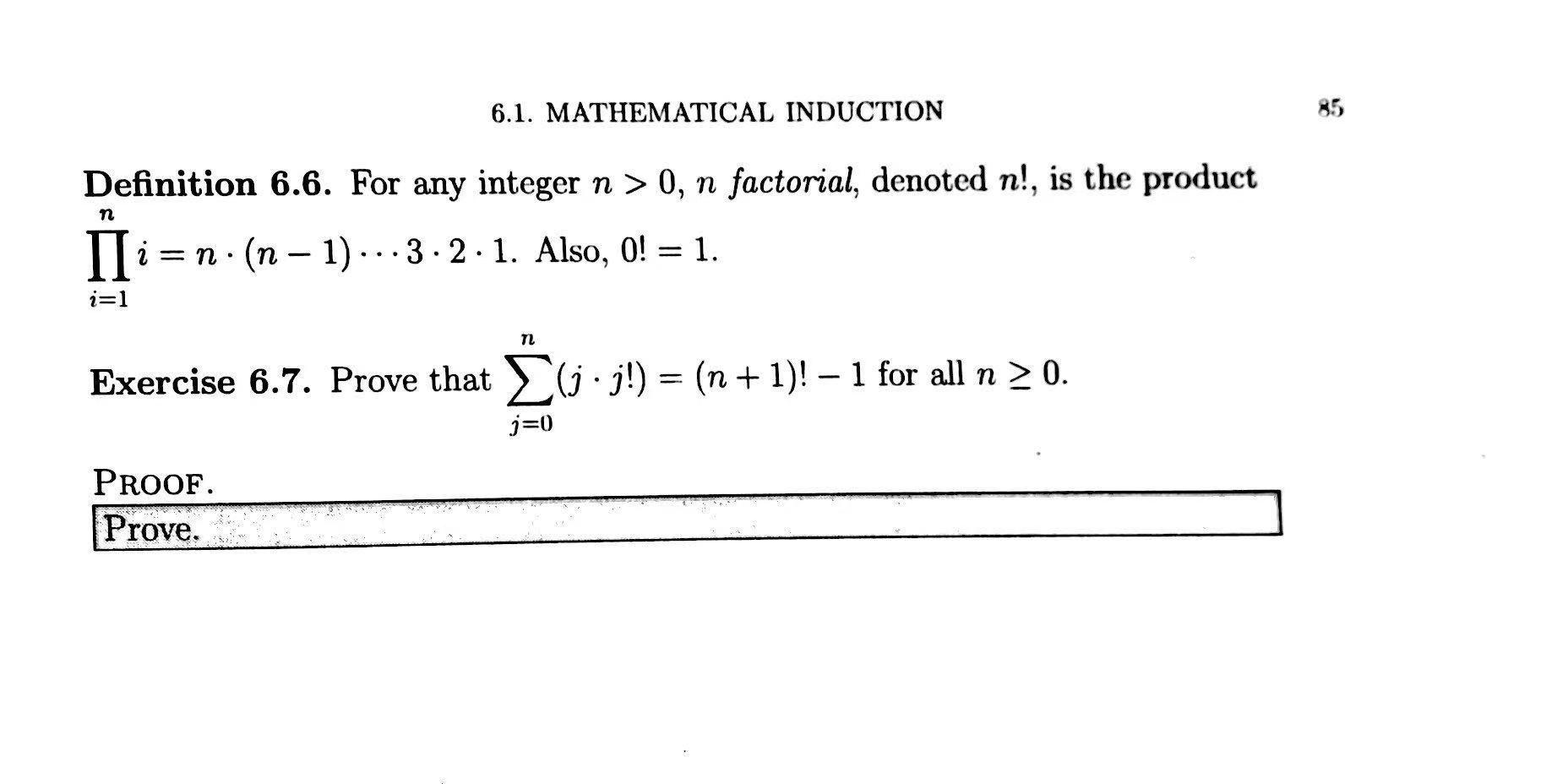 Solved For any integer n>0, n factorial, denoted n!, is | Chegg.com