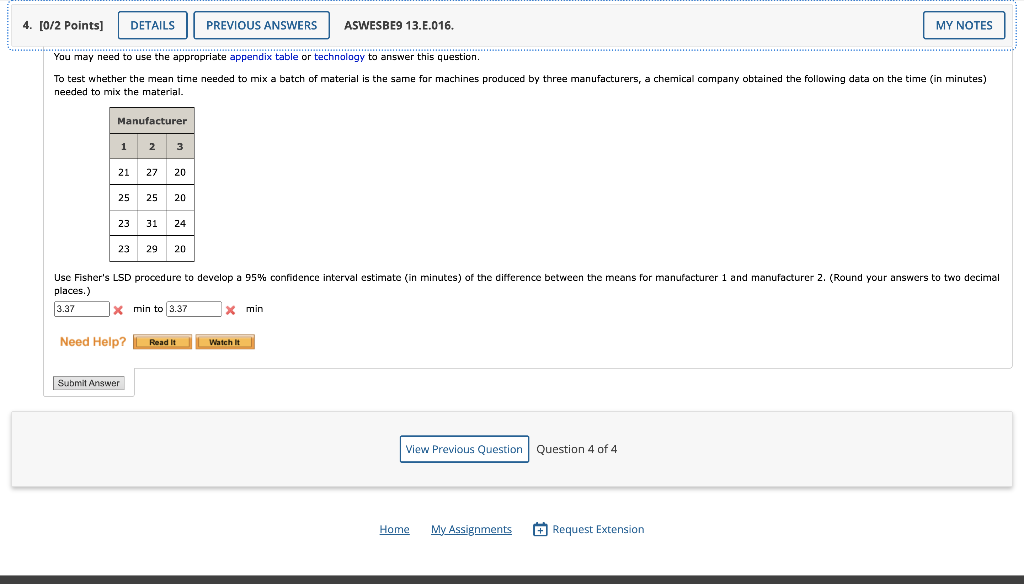 Solved You may need to use the appropriate appendix table or | Chegg.com