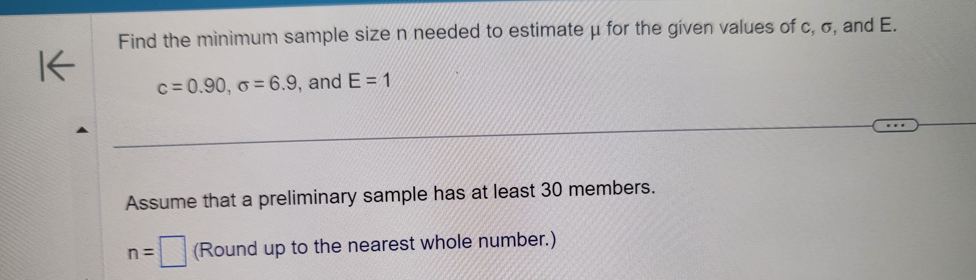 Solved Determine the minimum sample size required when you | Chegg.com