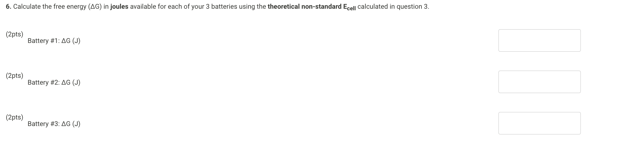 Solved Part I Data Summary (1pt) Battery \#1: Anode | Chegg.com
