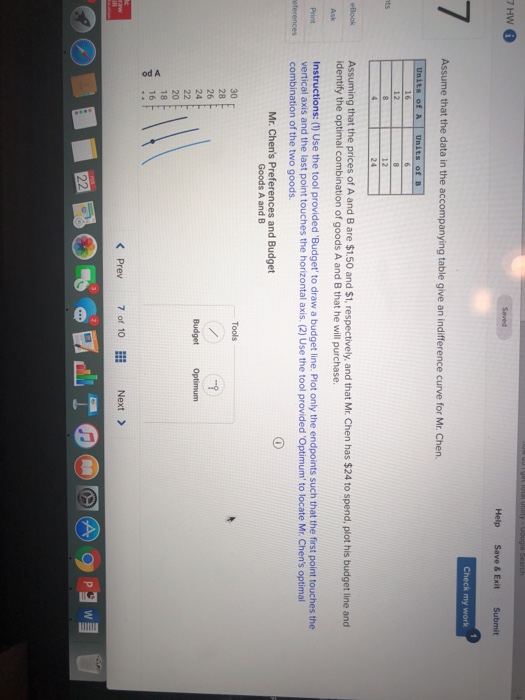 Solved 7 HW Help Save & Exit Submit Check my work 7 Assume | Chegg.com