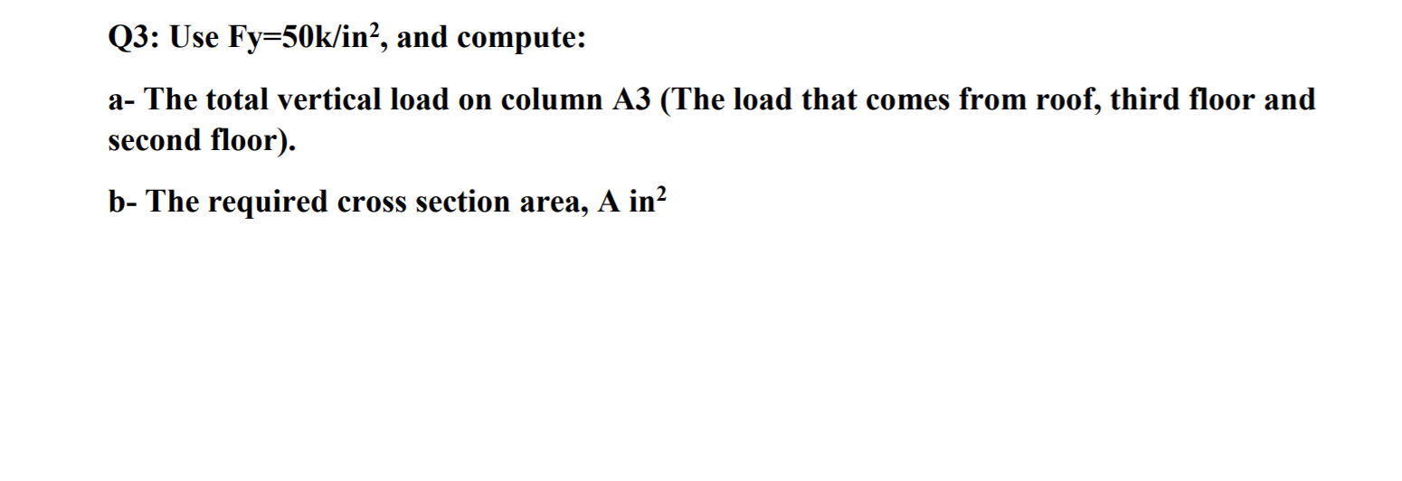 Q1: Compute the vertical and horizontal load on the | Chegg.com