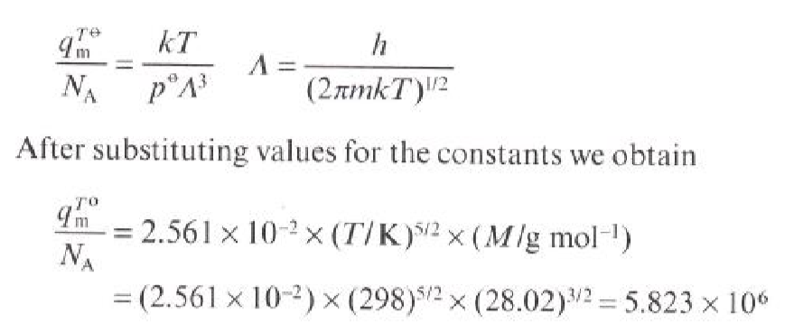 Solved 16.6 Calculate the standard molar entropy of N2(g) at | Chegg.com