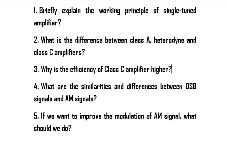 Solved 1. Briefly explain the working principle of | Chegg.com