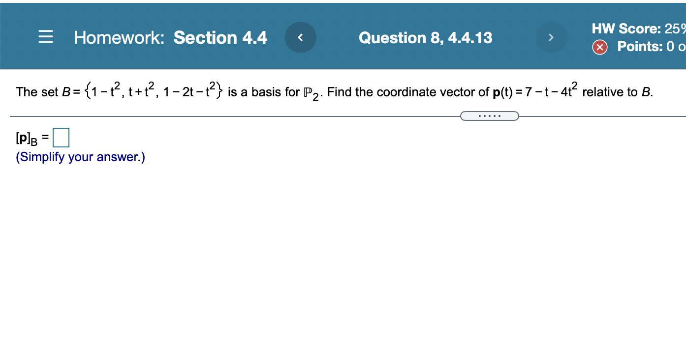 Solved = Homework: Section 4.4