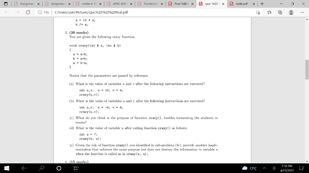 Solved Assignment x Assignment x midterm FIX APEX MATX HP . | Chegg.com