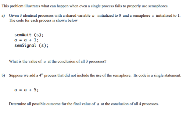 Solved This problem illustrates what can happen when even a | Chegg.com