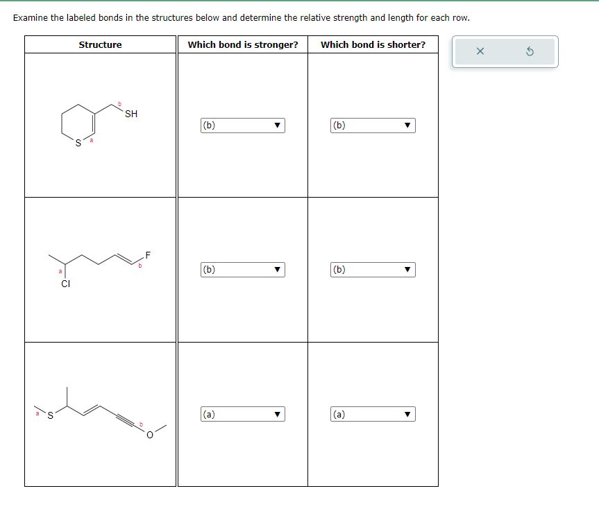 Solved Examine the labeled bonds in the structures below and | Chegg.com Solved Examine the labeled bonds in the structures below and | Chegg.com