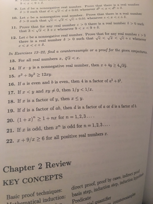 Solved Let d be a nonnegative real number. Prove that | Chegg.com