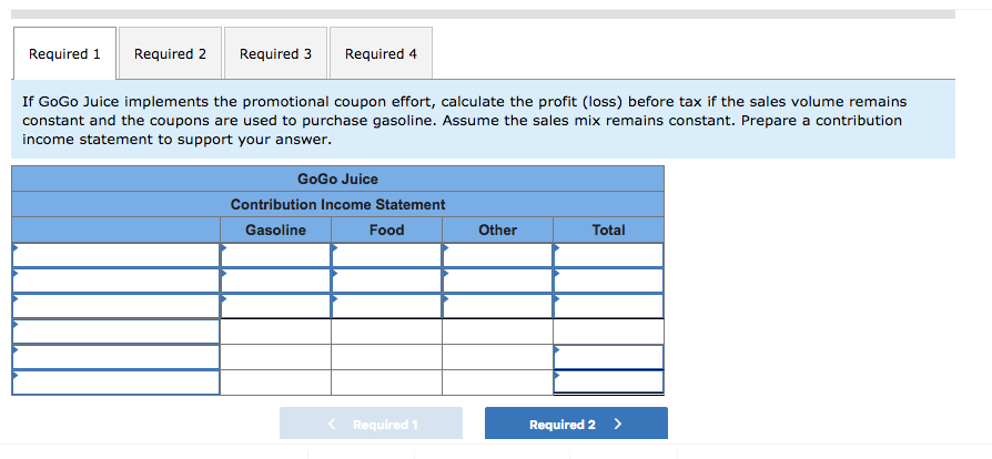 GoGo Juice is a combination gas station and | Chegg.com