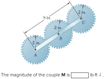 Solved In the gear arrangement shown, gears A and C are | Chegg.com