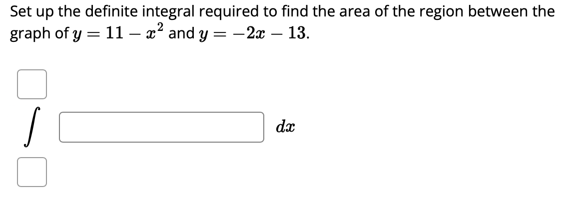 Solved Set up the definite integral required to find the | Chegg.com