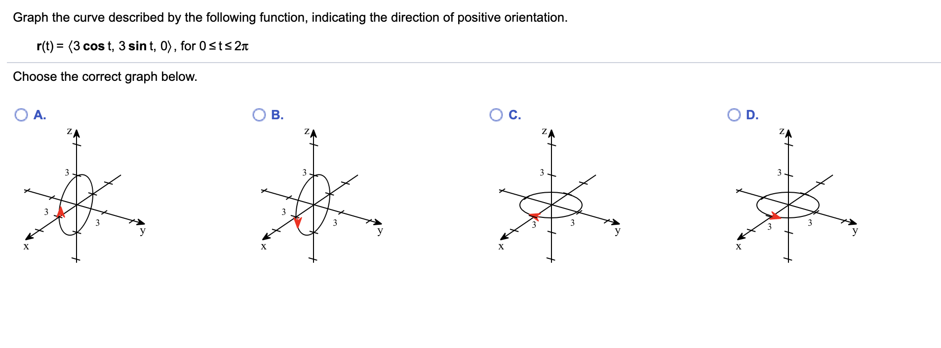 Solved Graph the curve described by the following function, | Chegg.com