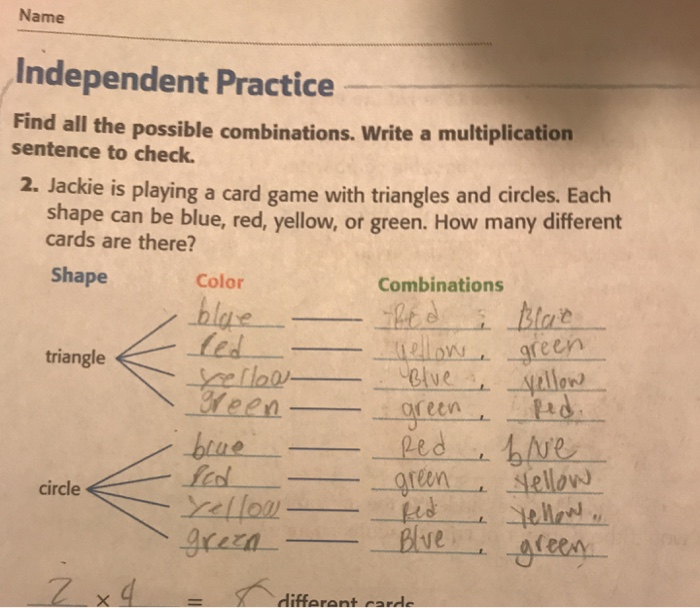 Solved Name Independent Practice Find all the possible | Chegg.com