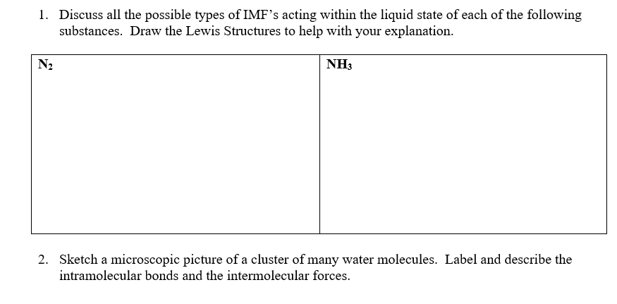 Solved 1. Discuss all the possible types of IMF's acting | Chegg.com