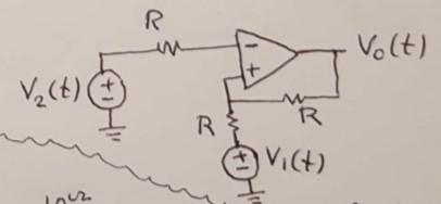 Solved Calculate Vo(t) in terms of the given circuit | Chegg.com