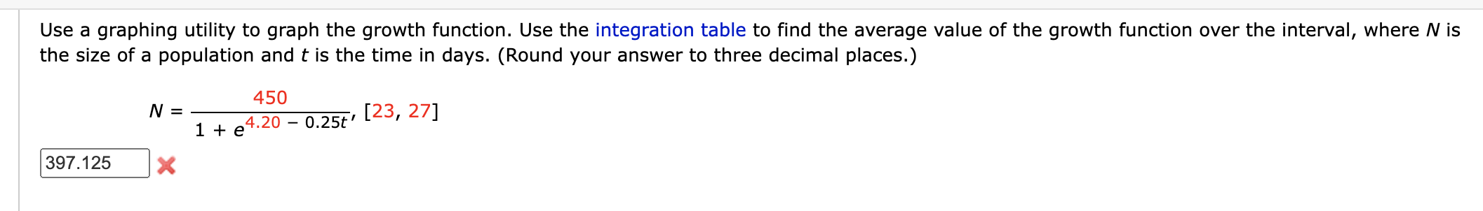 Solved Use a graphing utility to graph the growth function. | Chegg.com