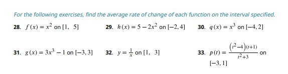 Solved For the following exercises, use the graph of each | Chegg.com