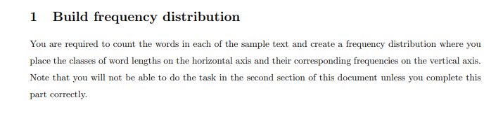 Solved 1 Build frequency distribution You are required to | Chegg.com