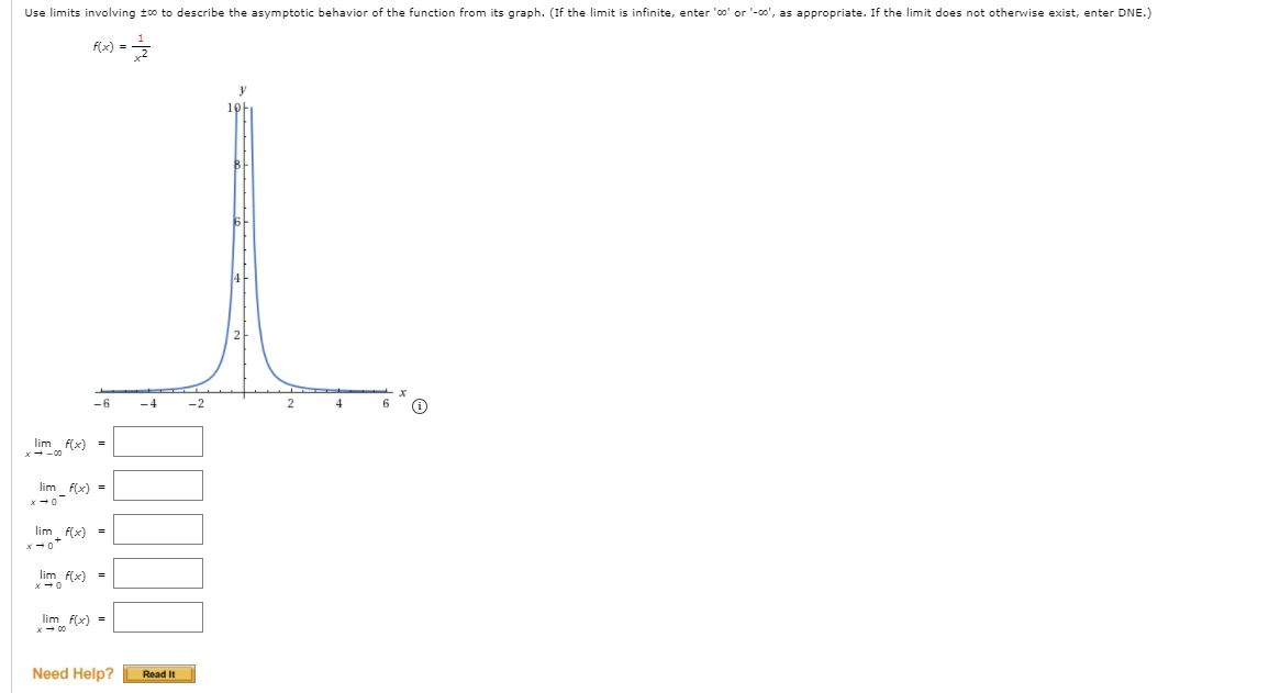 Solved Use limits involving 100 to describe the asymptotic | Chegg.com