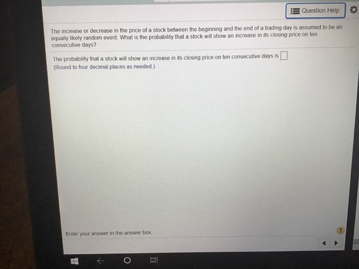 Solved Question Help The Increase Or Decrease In The Chegg