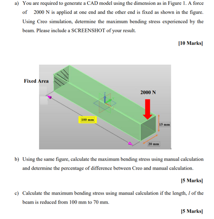 Solved LH X Simulate Results - Creo Parametric File Home | Chegg.com