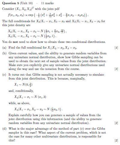 Solved Consider (X1,X2,X3)T with the joint pdf | Chegg.com