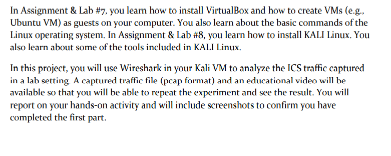 Solved In Assignment & Lab #7, you learn how to install | Chegg.com