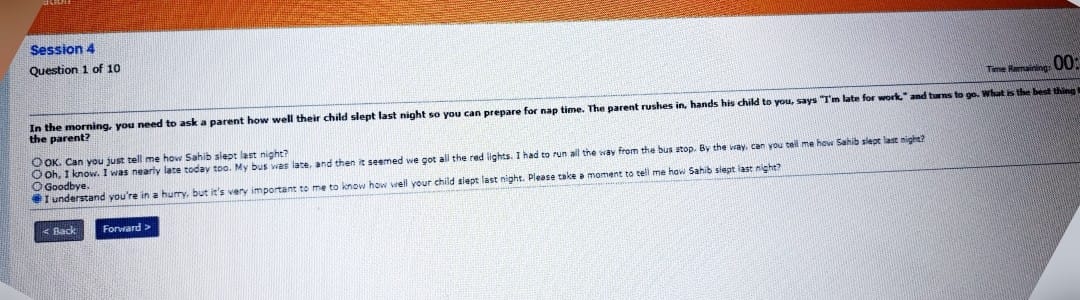 Solved Session 4Question 1 ﻿of 10Time inmpining 00:the | Chegg.com