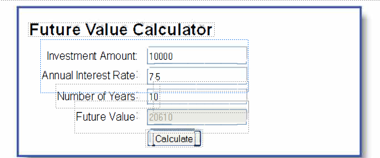 Solved Develop a Future Value application This exercise | Chegg.com