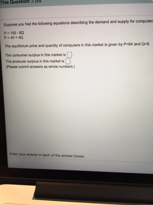 Solved Suppose you had the following equations describing | Chegg.com