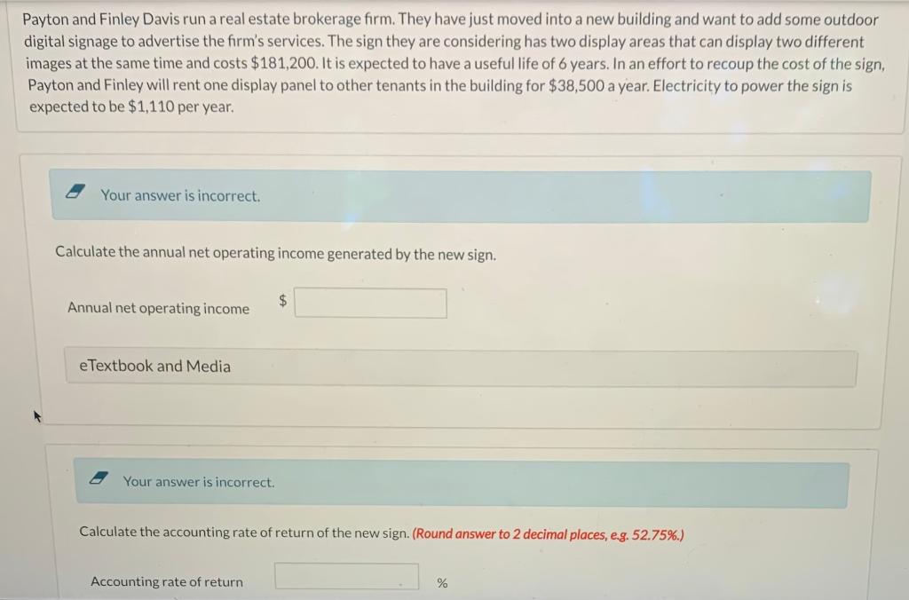Solved Payton and Finley Davis run a real estate brokerage | Chegg.com
