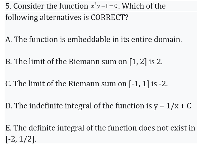 Solved 5 Consider The Function Ry 10 Which Of The 